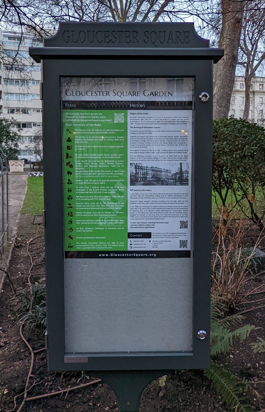 Reminder: Restriction on Ball-Sports - Gloucester Square